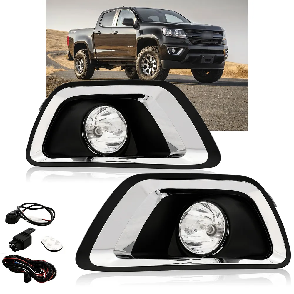 For 2015-2020 Chevy Colorado Bumper Fog Lights Driving Lamps Left+Right ...