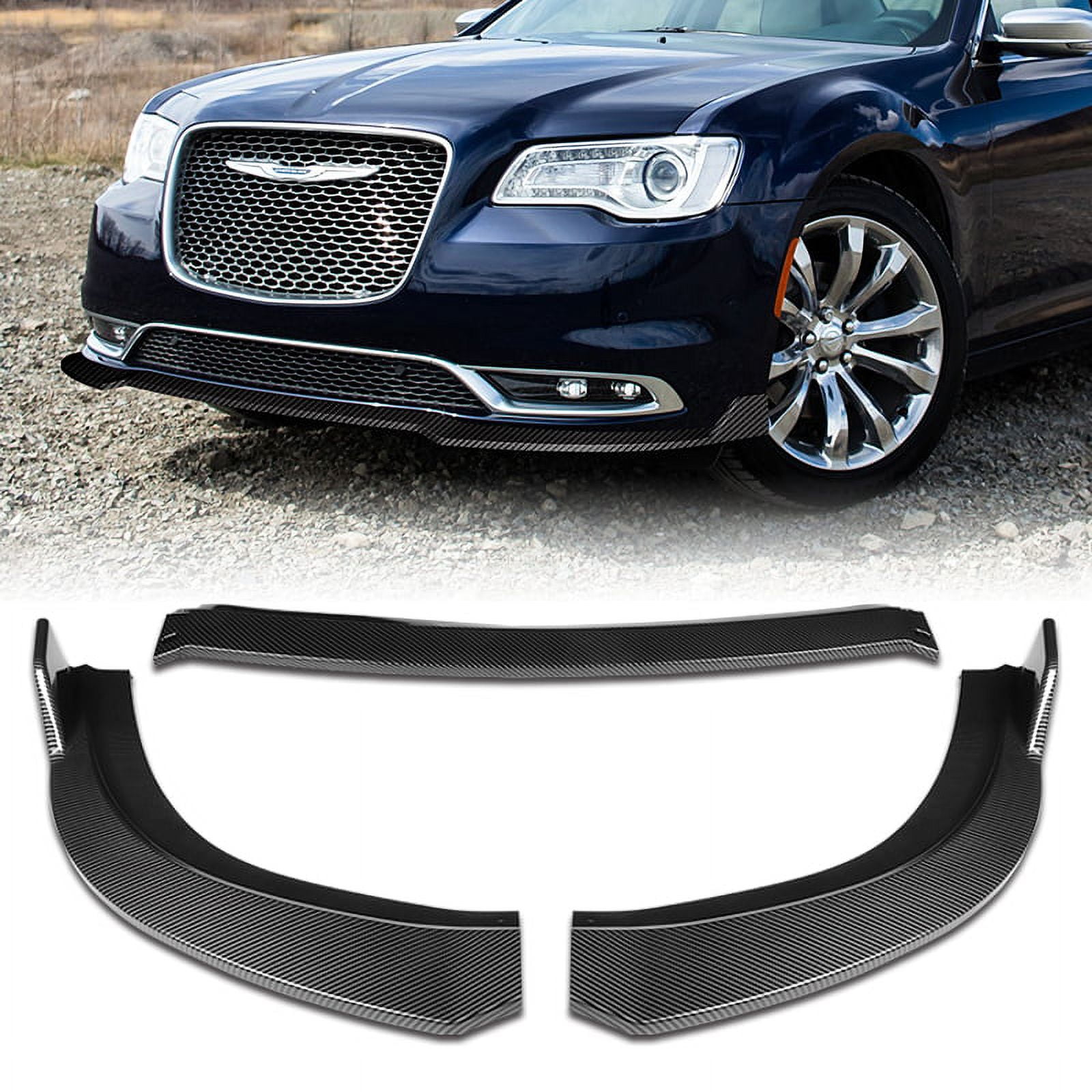 For 2015-2021 Chrysler 300 STP-Style Carbon Look Front Bumper Body ...