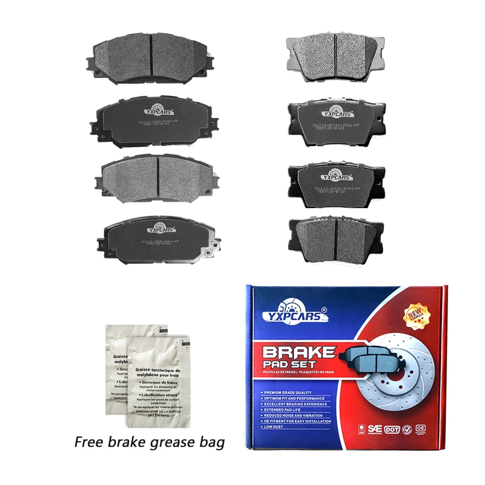 For 2015-2021 Ford Edge 2016-2018 Lincoln MKX, Front and Rear Ceramic ...