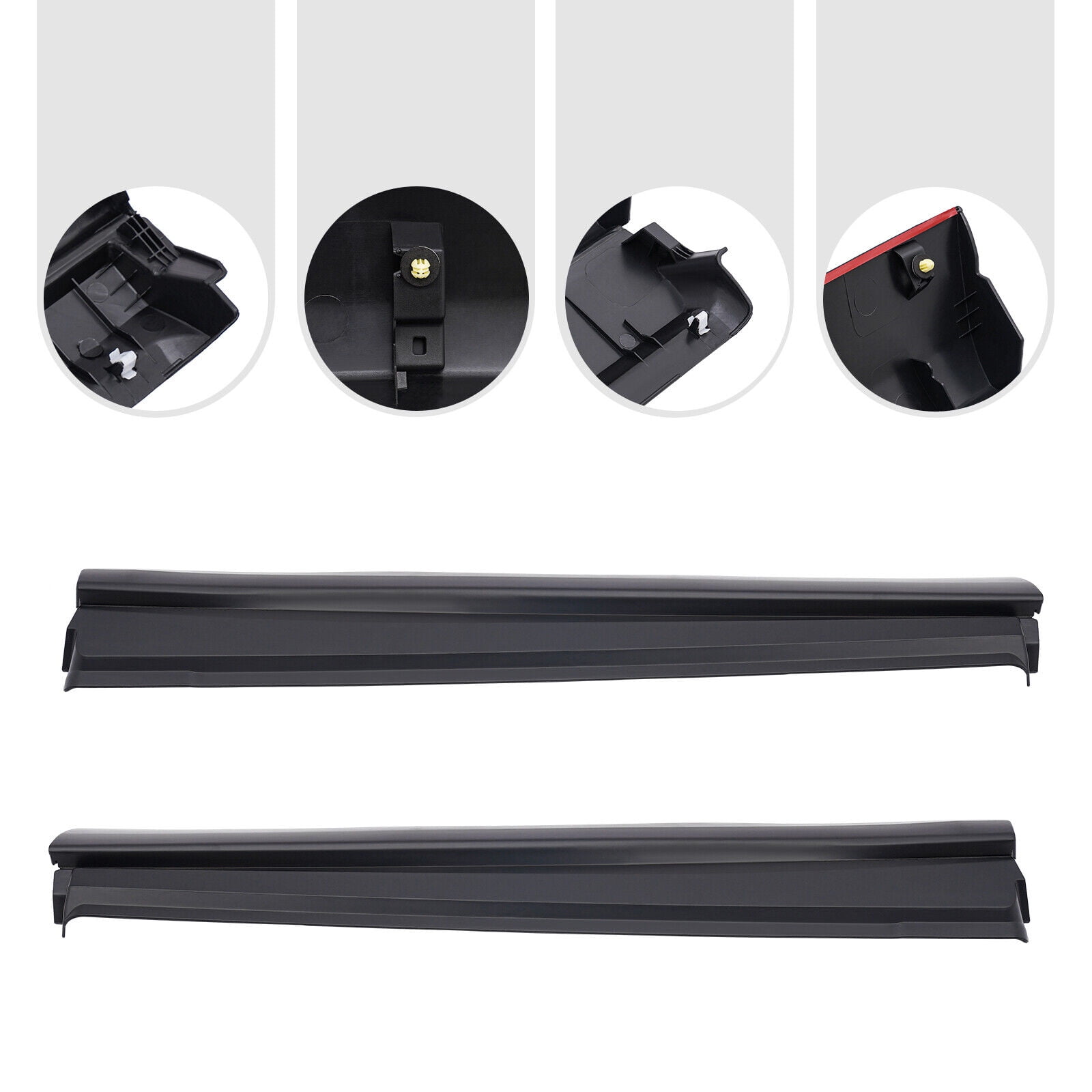 For 2015-2021 Toyota Highlander Front Left& Right Door Trim Rocker ...