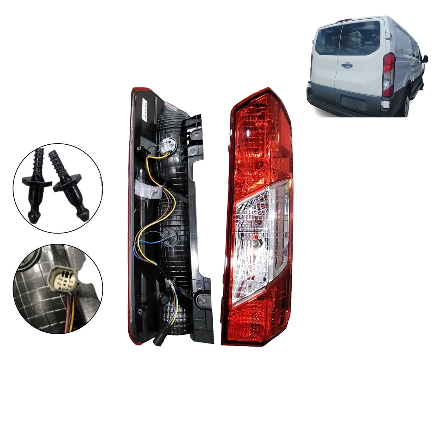 For 2015-2022 Ford Transit 150 250 350 Right Tail Light with Bulbs and ...