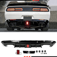 For 2015-2023 Dodge Challenger Widebody Rear Bumper Lip Diffuser with ...