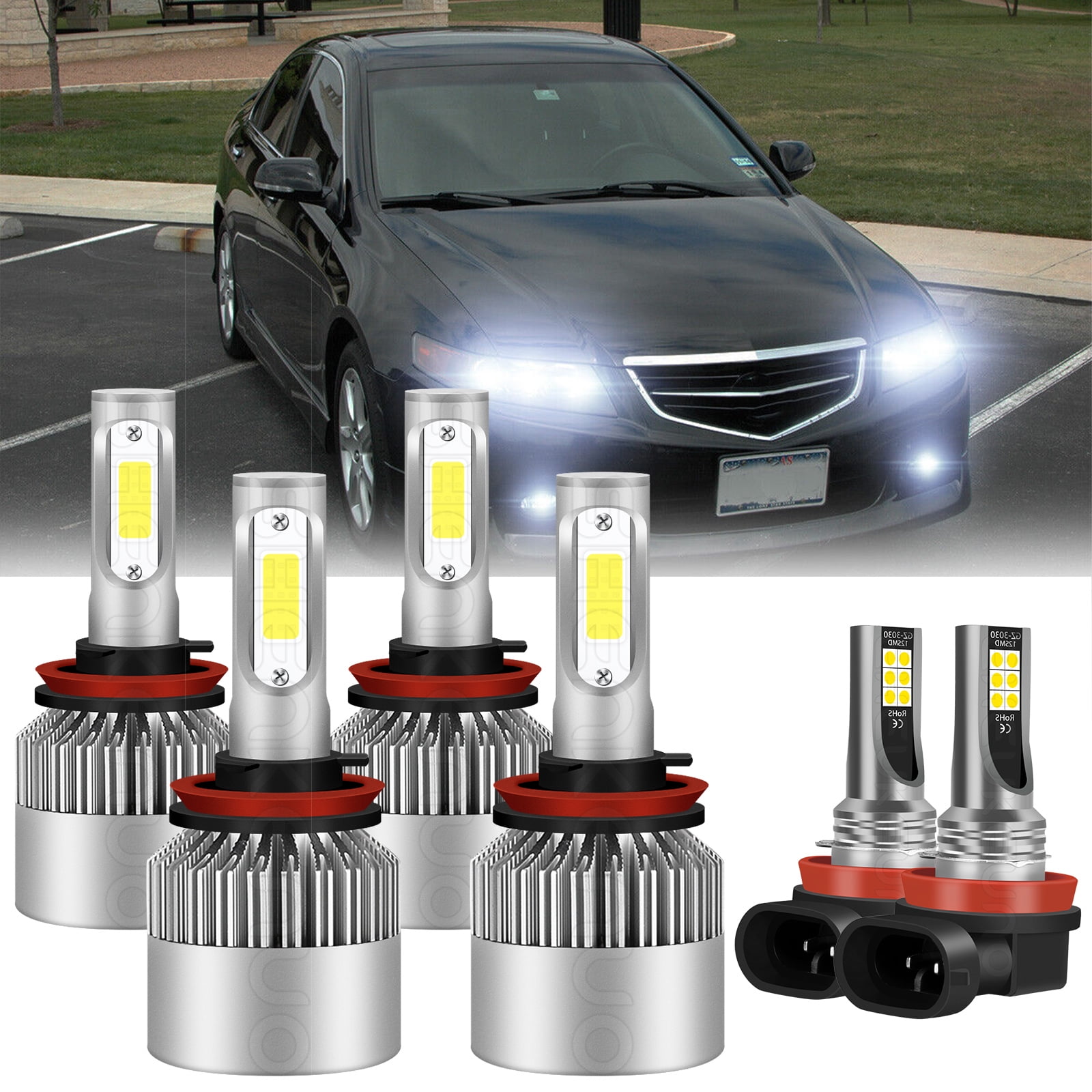 For 2016 2017 2018 Nissan Maxima LED Headlight High/Low+Fog light Combo ...