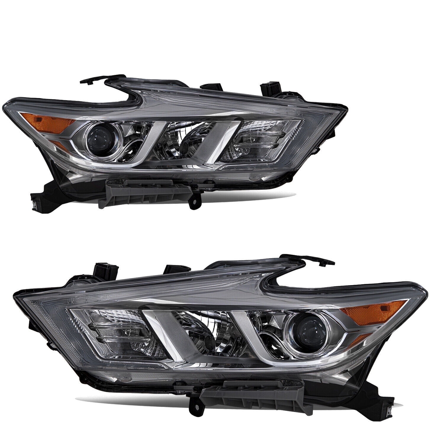 For 2016 2017 2018 Nissan Maxima S SL SV LED DRL Smoke Projector ...