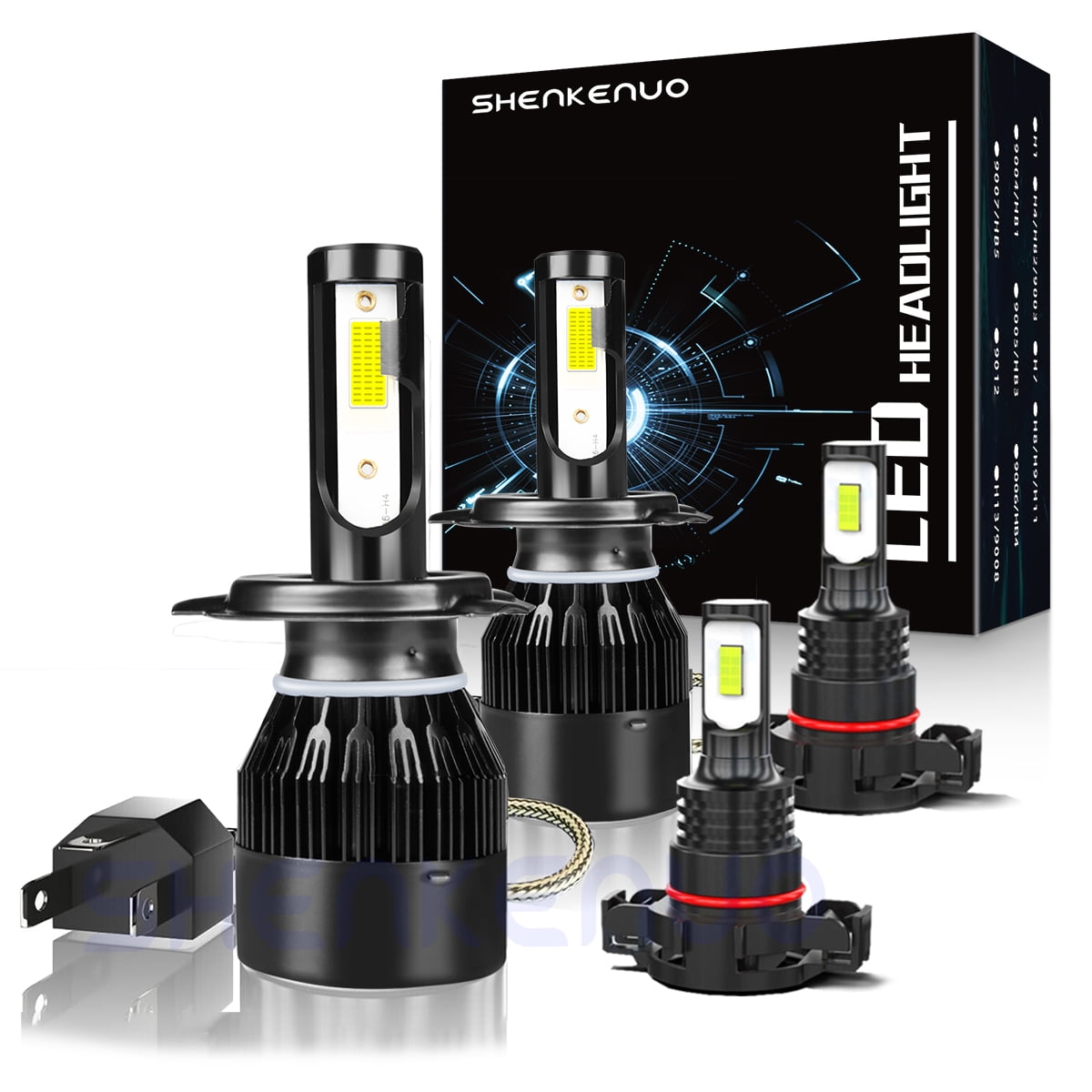 For 2016-2018 Mini Cooper Clubman LED Headlight Bulbs 9003/H4 High/Low ...