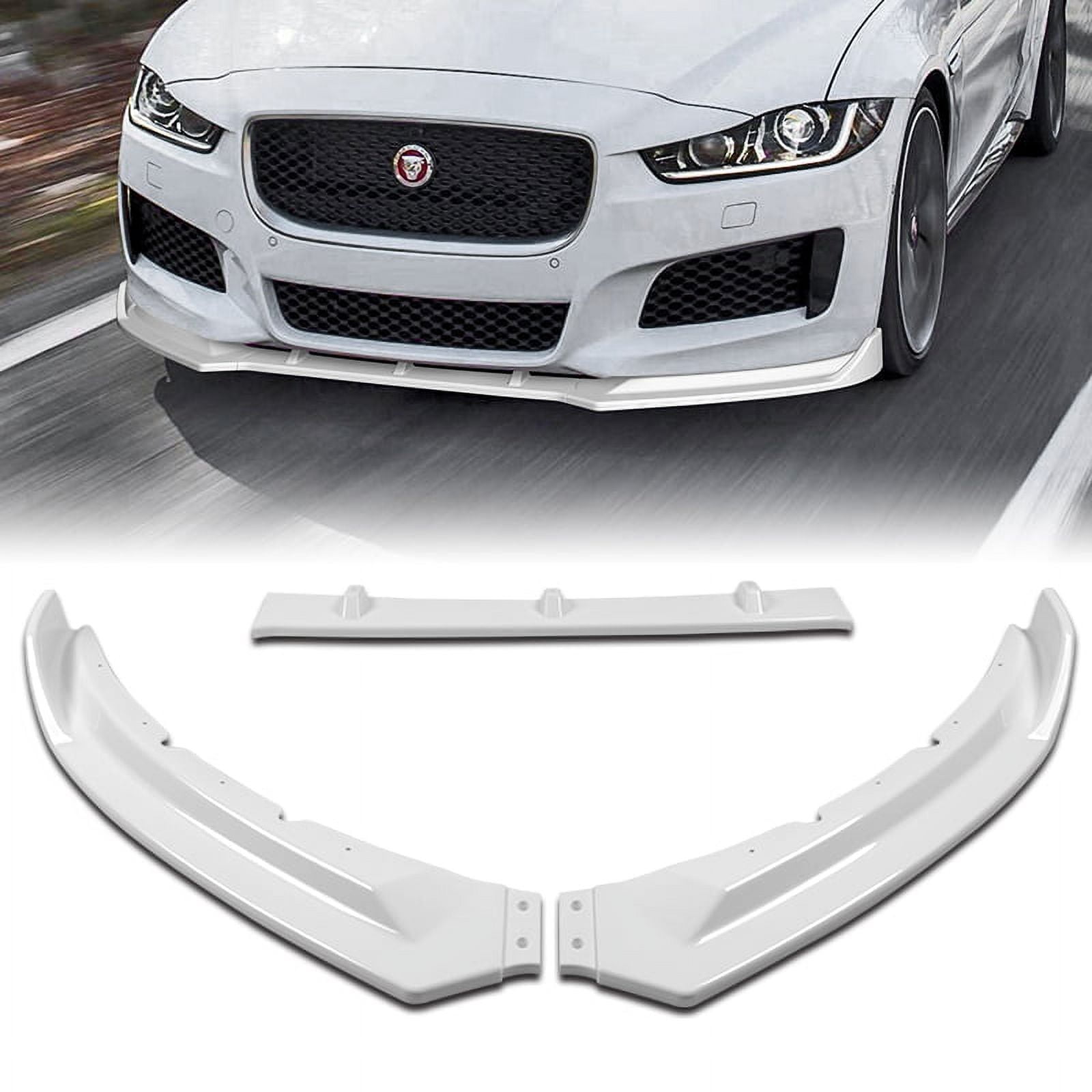 For 2016 2019 Jaguar XE STP Style Painted WH Front Bumper Splitter Spoiler Lip Walmart