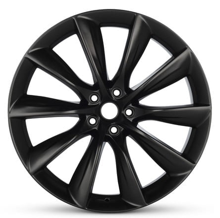For 2016-2021 Tesla Model X 22 Inch Painted Satin Black Rim - OE Direct ...