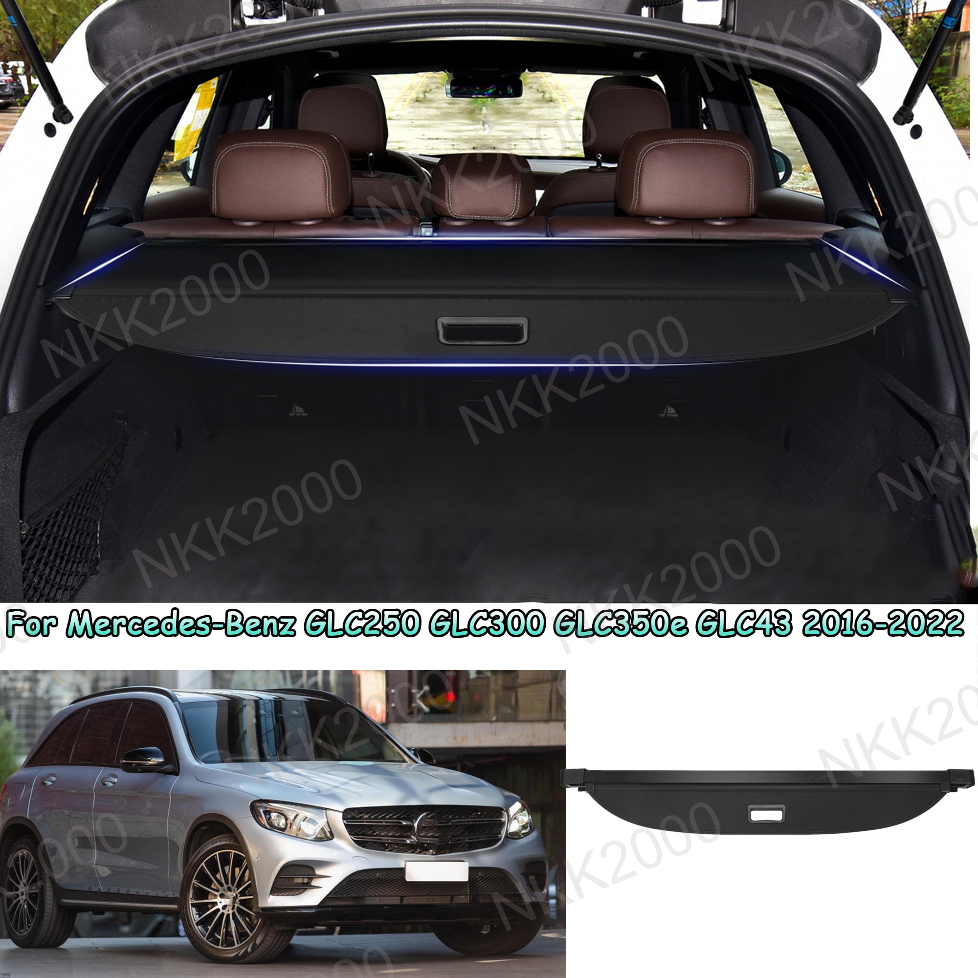For 2016-2022 Mercedes-Benz GLC Retractable Trunk Cargo Cover Luggage ...