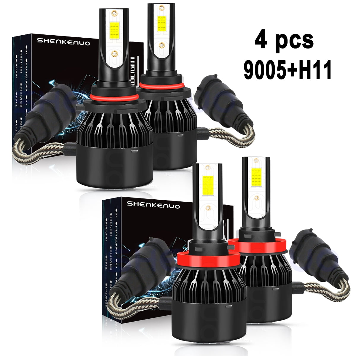 For 2016-2022 Subaru Crosstrek LED Headlight Bulbs 9005 H11 High/Low ...