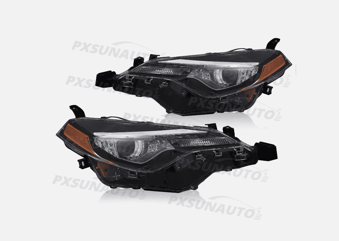 For 2017 2018 2019 Toyota Corolla L LE ECO Seden Headlights Set of 2 ...