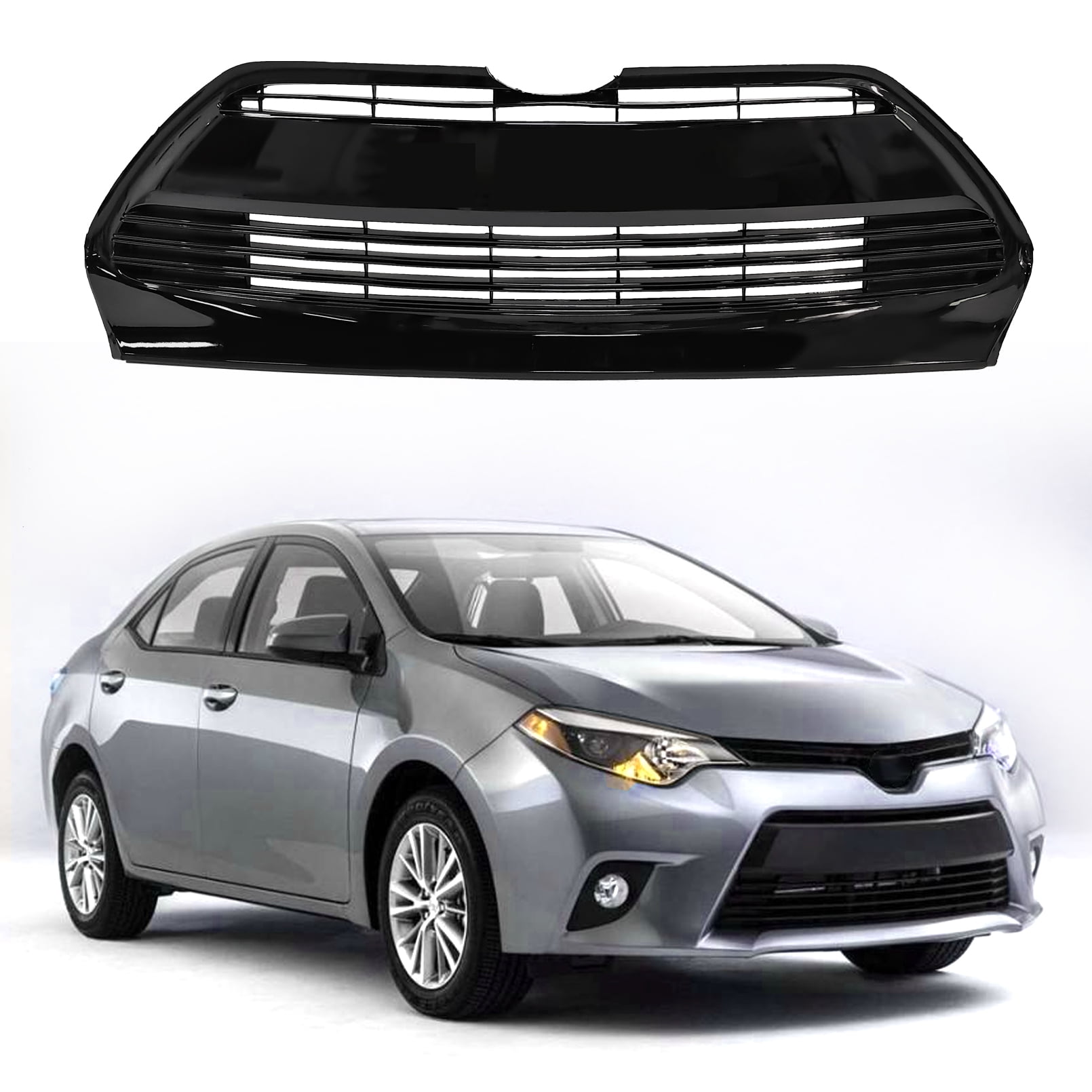 For 2017 2018 2019 Toyota Corolla L LE XLE Front Bumper Lower Grille ...