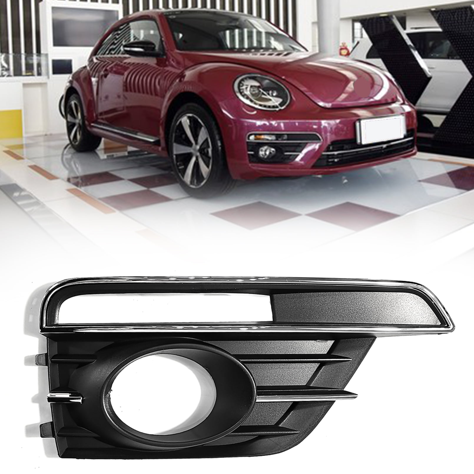 For 2017 2018 2019 VW Beetle Front Fog Light Lamp Grill Cover Bezel ...