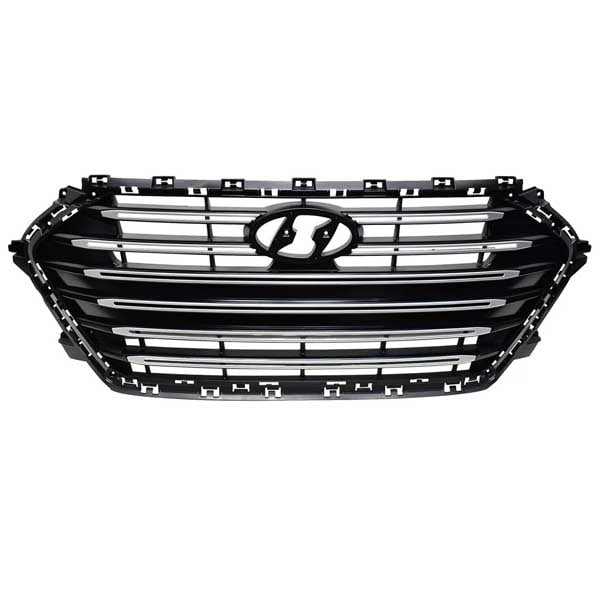 For 2017-2018 Elantra Front Grille Assembly Black 86350F2500 HY1200211 ...