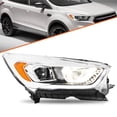 For 2017-2019 Ford Escape Passenger Halogen Headlight Lamp with LED DRL ...