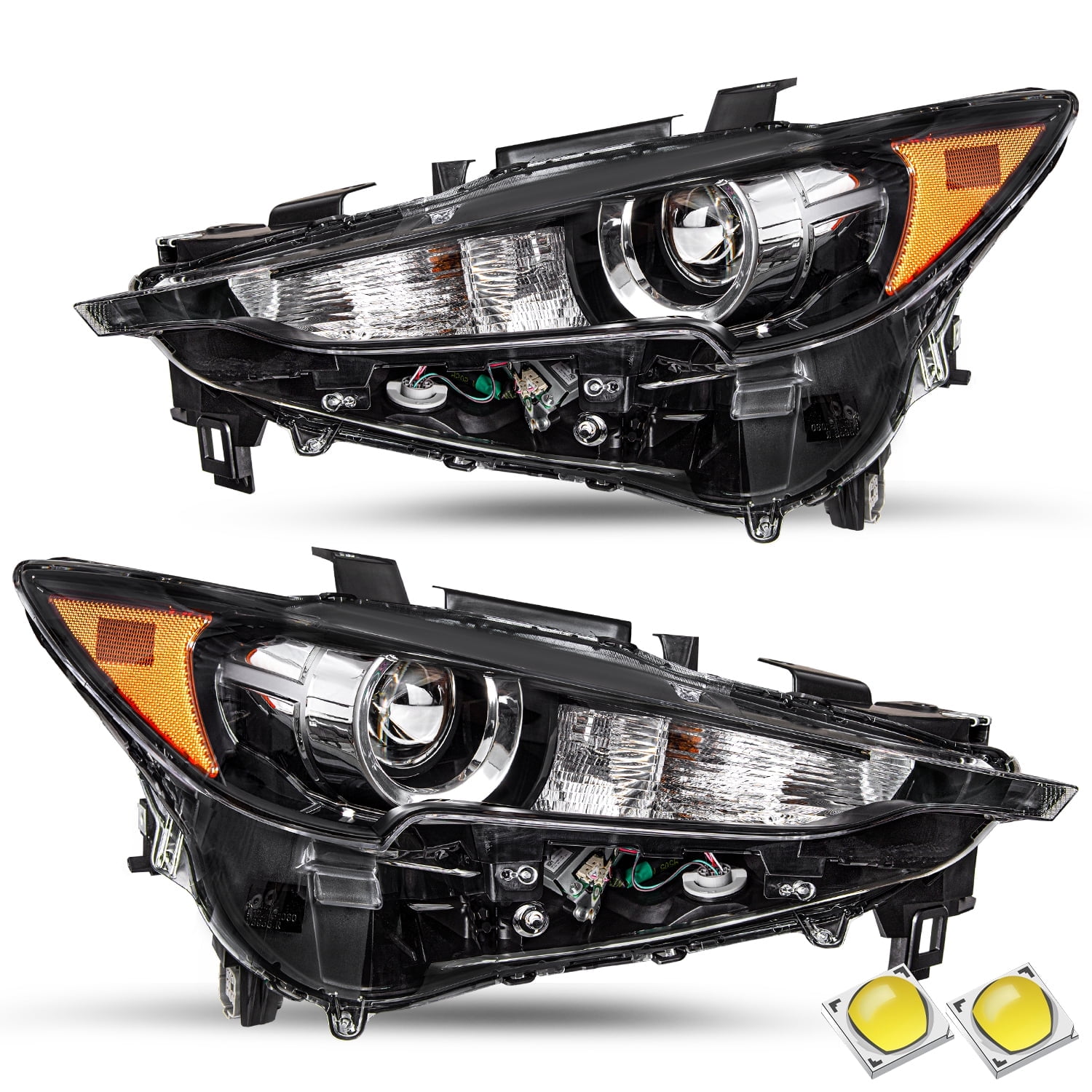 For 2017-2021 Mazda CX-5 CX5 W/O AFS Model Projector Headlight - Walmart.com