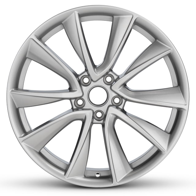 For 2017-2021 Tesla Model 3 19 Inch Powder-Coated Silver Alloy - OE ...