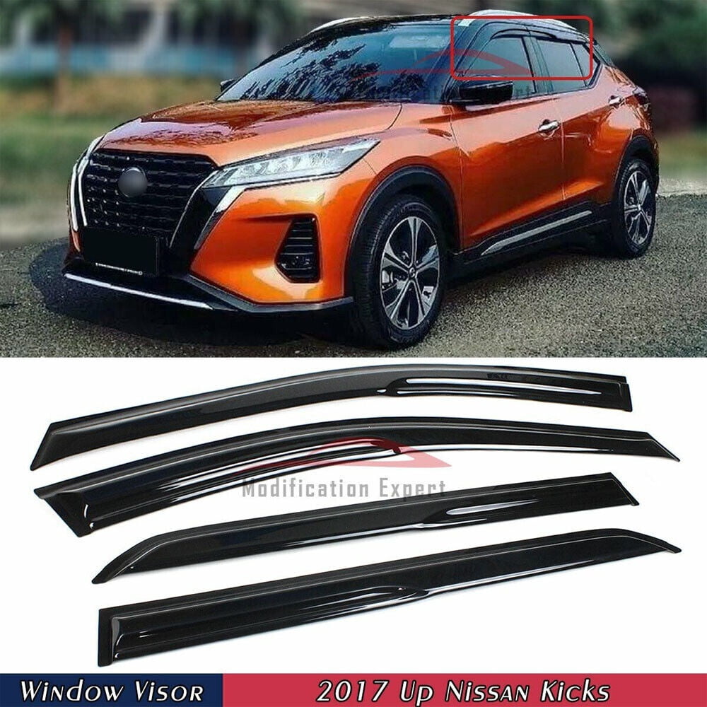 For 2017-2024 Nissan Kicks Mugen Style Window Visors Vent Rain Guards ...
