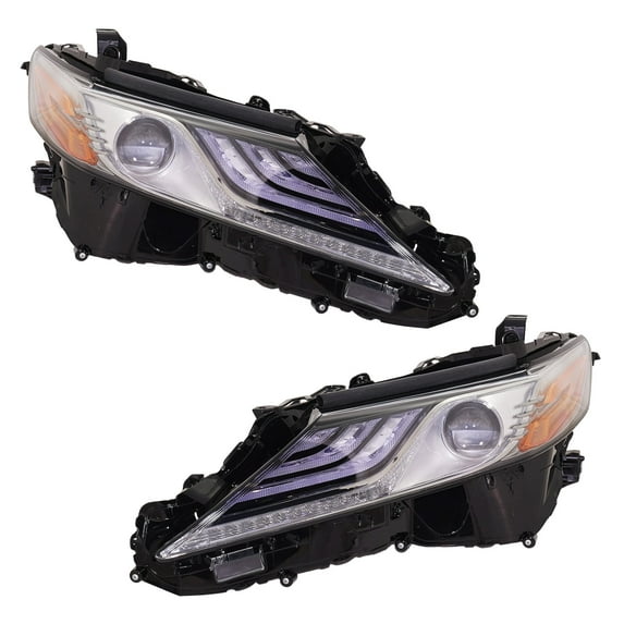 For 2018-18 Camry XSE Front LED Headlight Headlamp Head Light w/Bulb ...