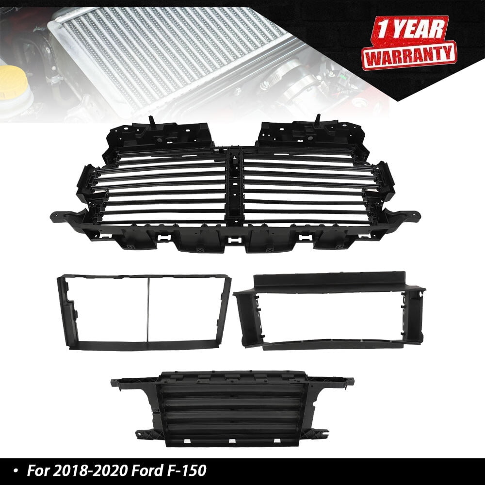 For 2018 19 2020 Ford F-150 Radiator Shutter Grille Upper & Lower ...