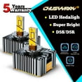 For 2018-2020 GMC Terrain D5S Bulb LED Head Light Lamp 13594523 6000K ...