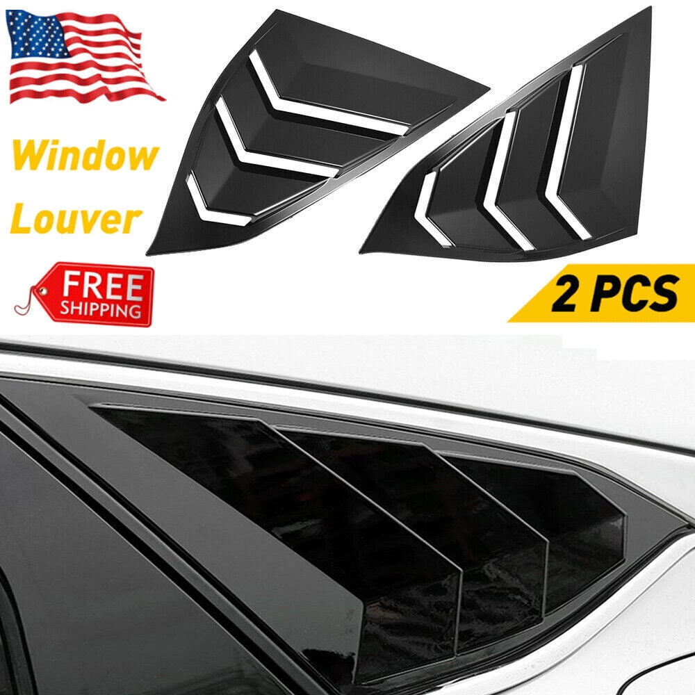 For 2018-2021 Honda Accord Side Window Louvers Cover Glossy Car Auto ...