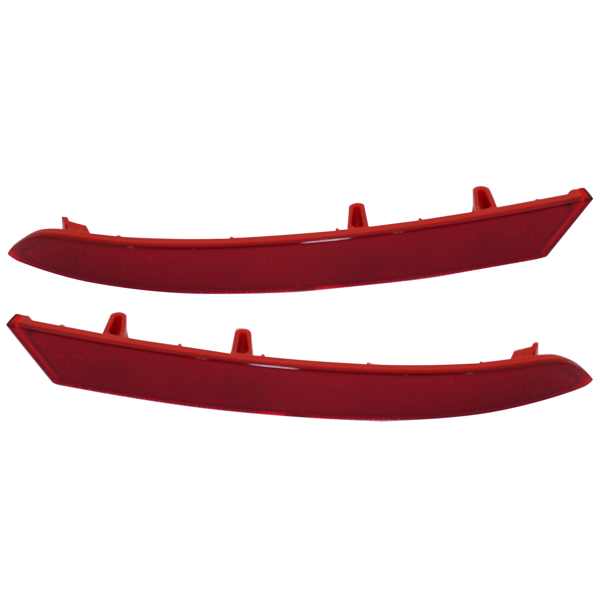 For 2018-2021 X3 Bumper Reflector Front Red Plastic SET PAIR - Walmart.com