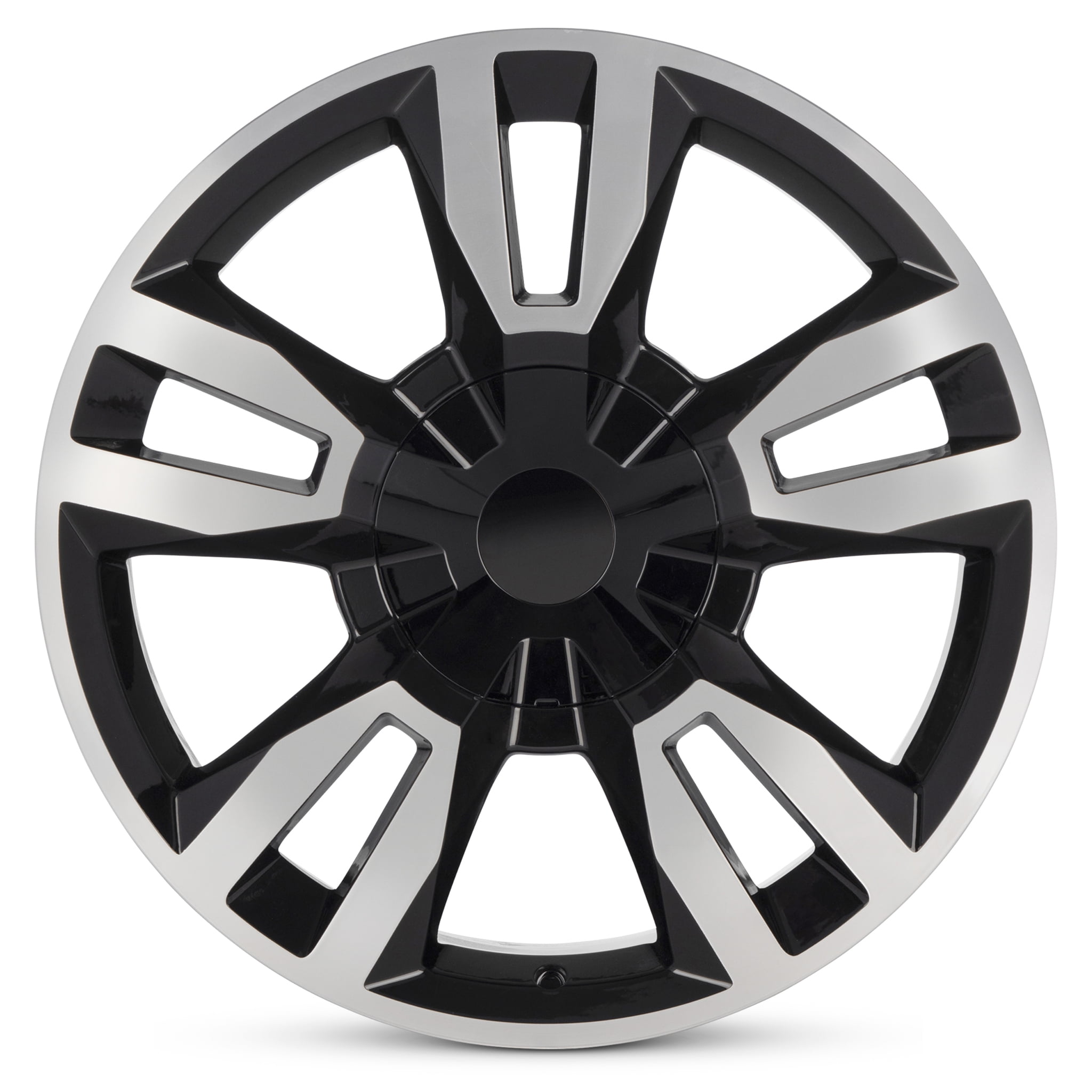 For 2018-2023 Chevrolet Tahoe 22 Inch Machined Face with Painted Inlay ...