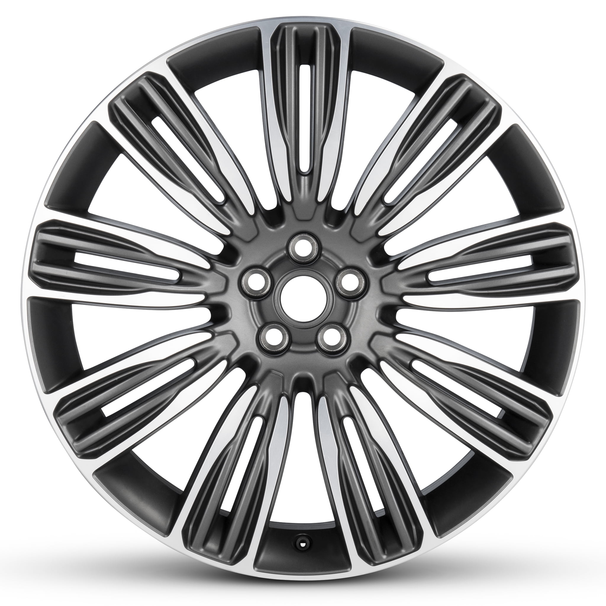For 2018-2024 Land Rover Range Rover Velar 22 Inch Machined Charcoal ...
