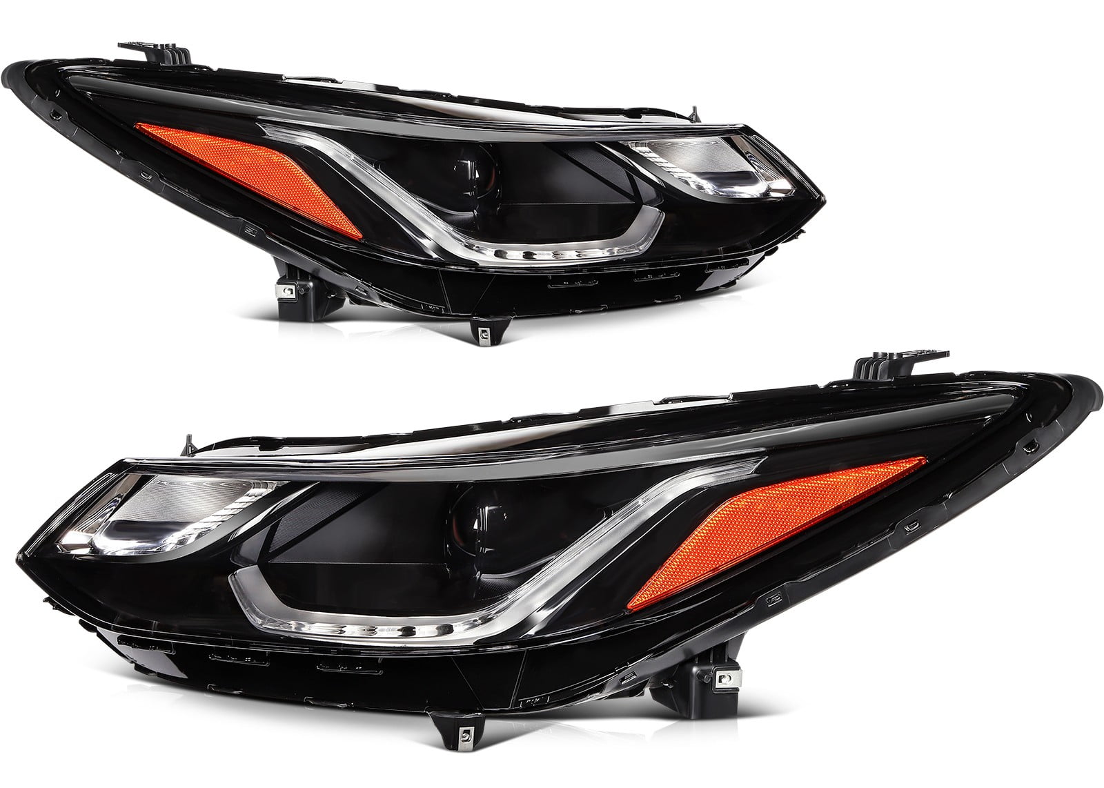 For 2019-2016 Chevy Cruze w/LED DRL Left+Right Headlights Assembly ...