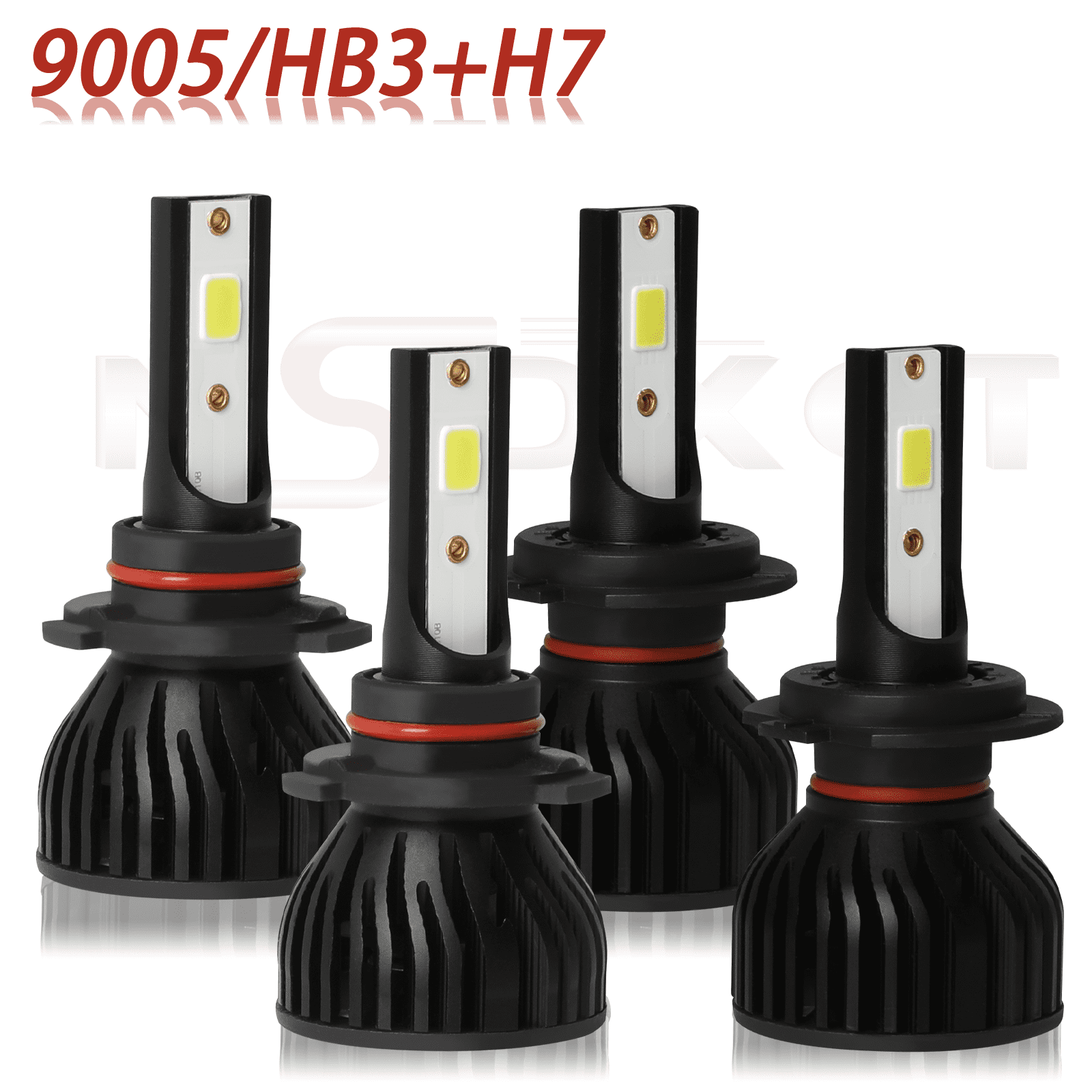 For 2019 2020 2021 Hyundai Tucson LED Headlight High Low beam bulbs ...