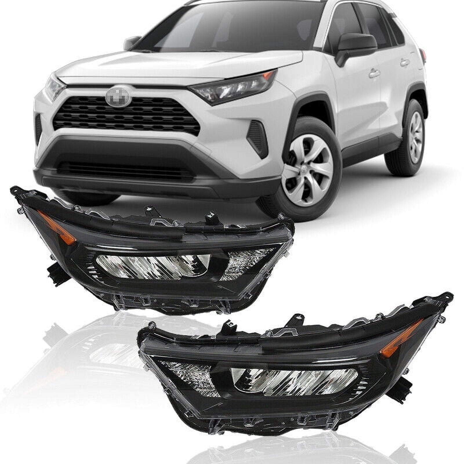 For 2019 2020 2021 Toyota RAV4 LE XLE Headlight Assembly L&R Pair ...