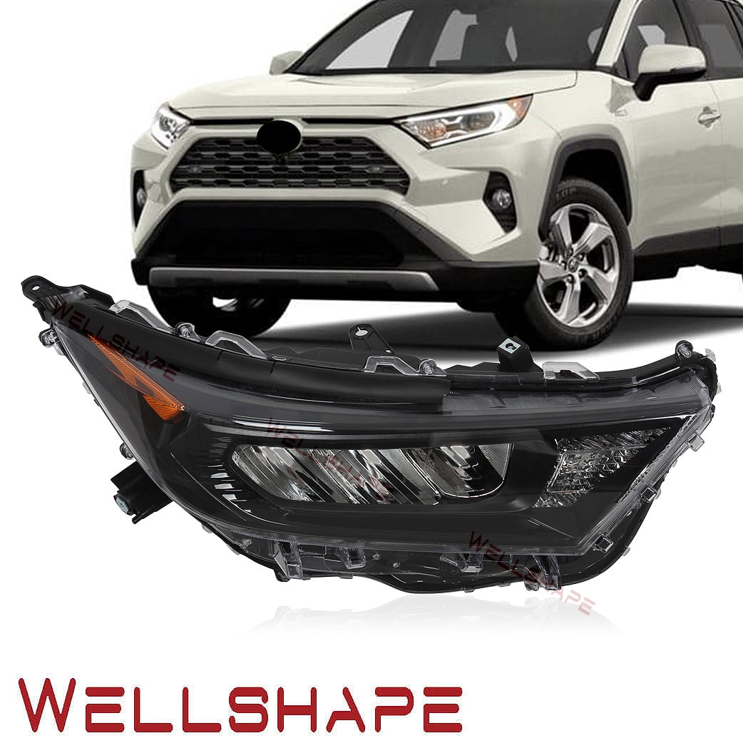 JX wellshape LED Headlight Assembly, Gloss Black, Right Passenger Side ...