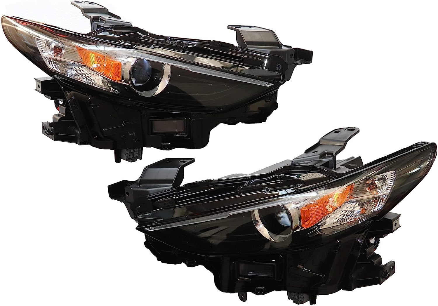 For 2019 2020 Mazda 3 Full LED Headlights Assembly Driver and Passenger Side Headlights Assembly ...