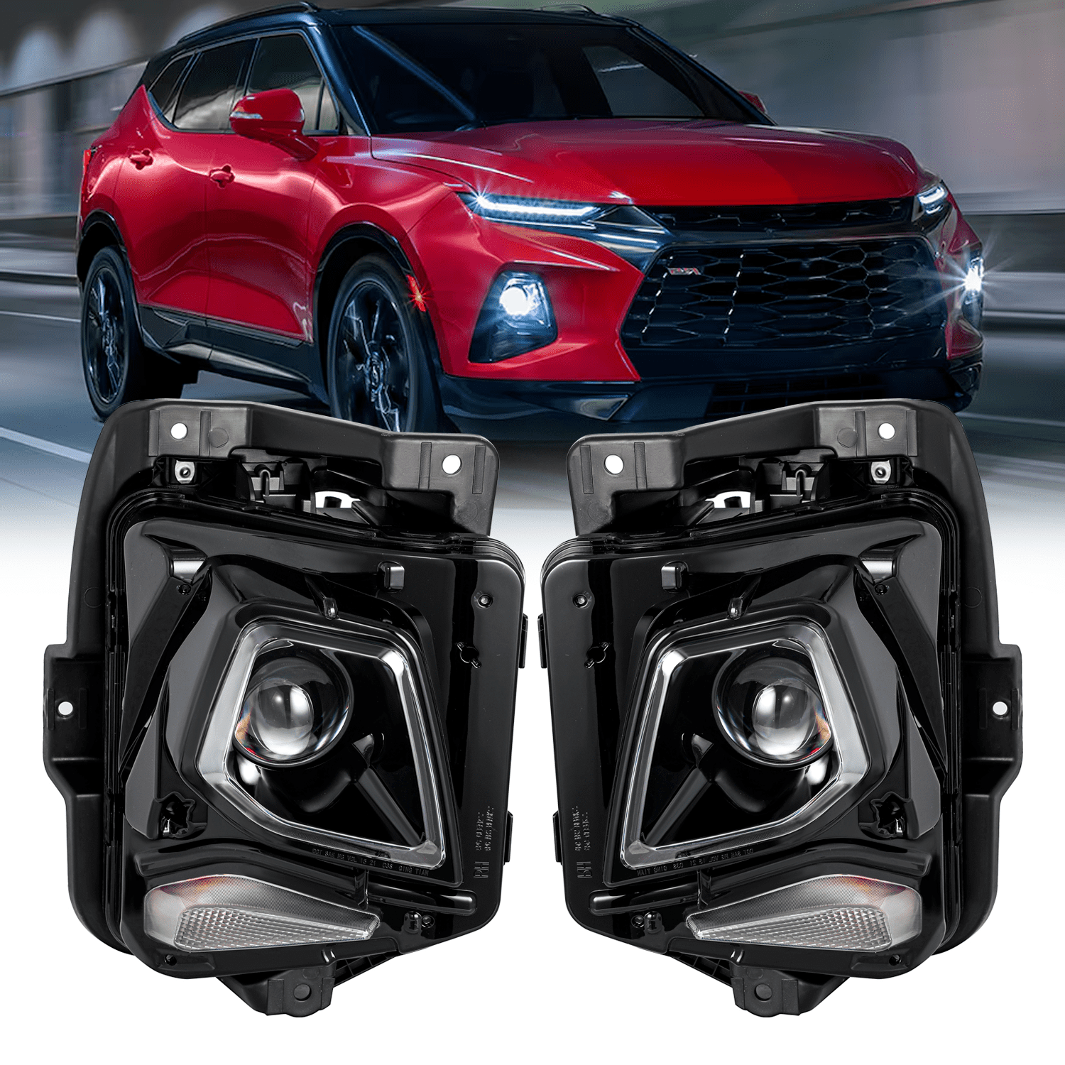 For 2019-2021 Chevy Blazer HID/Xenon Model Projector Headlights ...