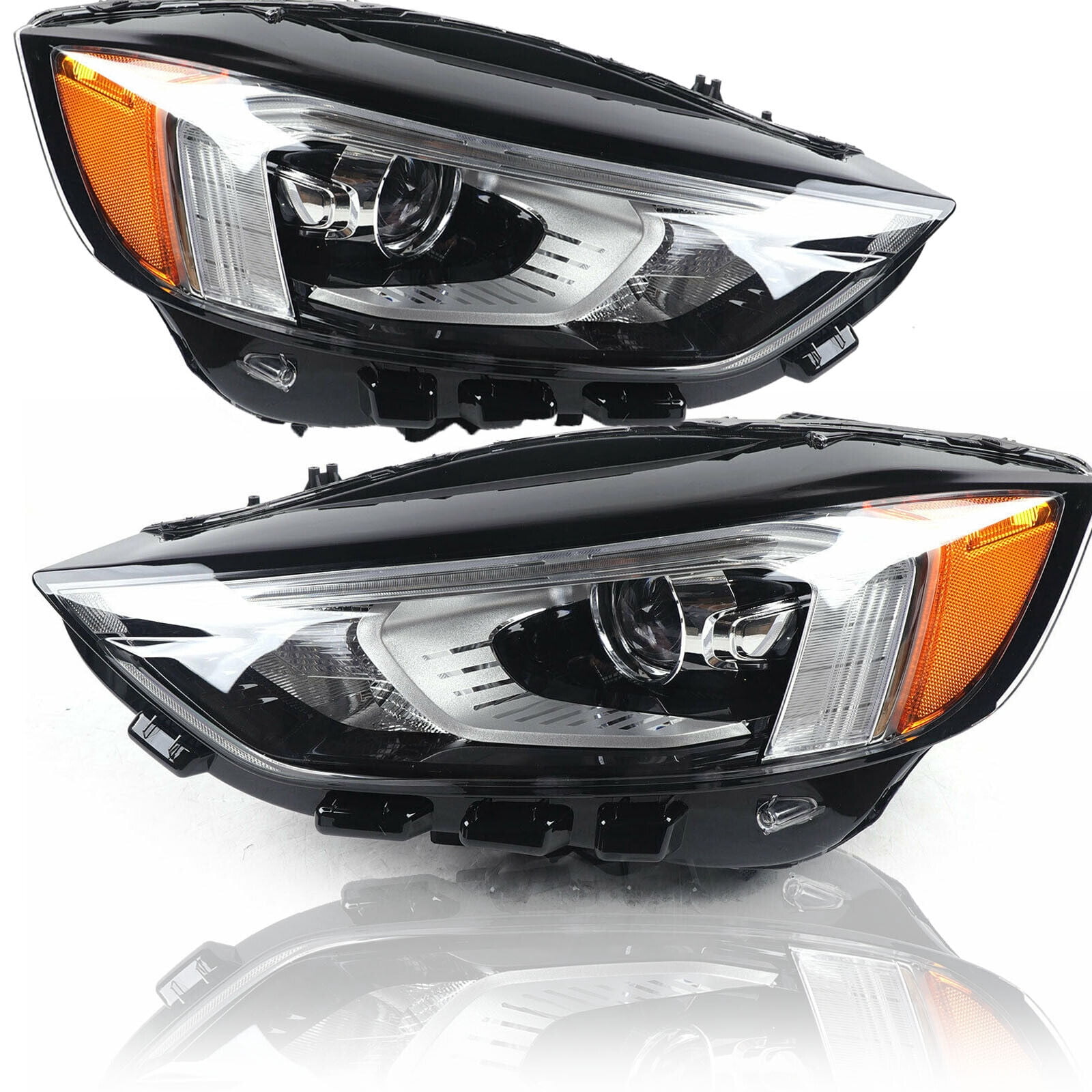 For 2019-2021 FORD EDGE LED HEADLIGHT PAIR RIGHT+LEFT SIDE OEM 19 20 21 ...