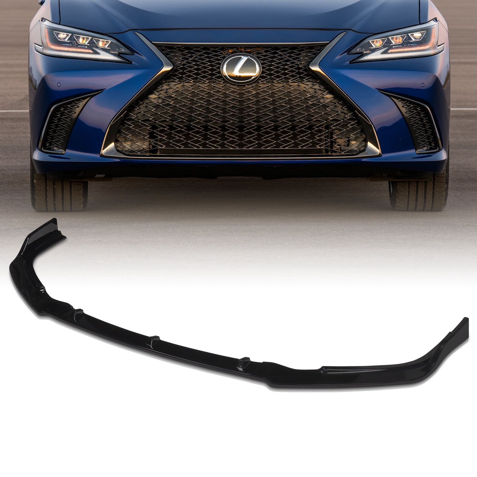 For 2019-2021 Lexus ES350 ES300h (3pcs) Front Bumper Lip Spoiler ...