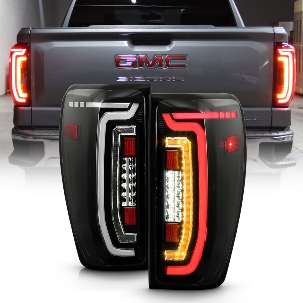 For 2019-2022 GMC Sierra 1500 Incandescent Full LED SwitchBack TaiL ...