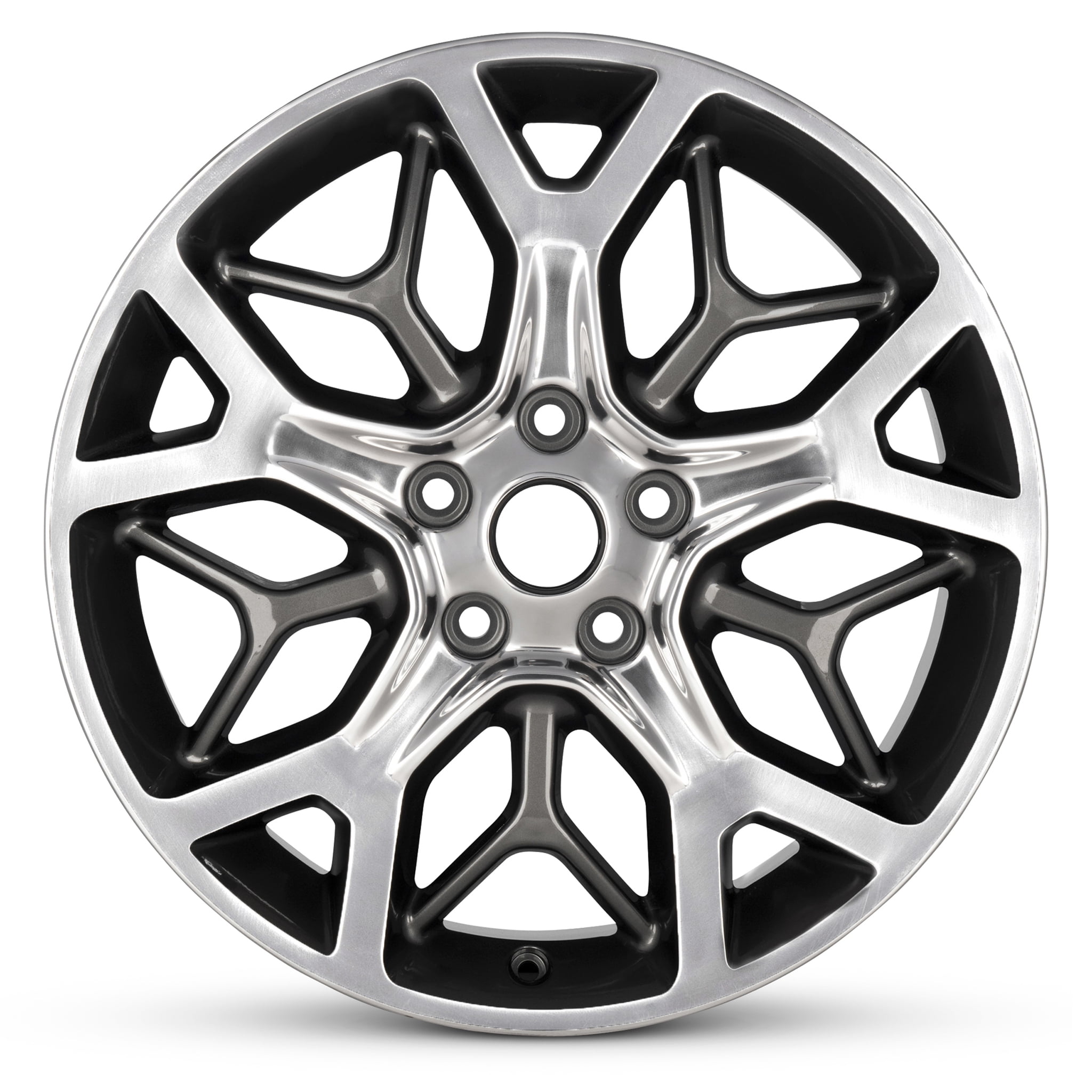 For 2019-2022 Jeep Grand Cherokee 20 Inch Polished Face with Painted ...