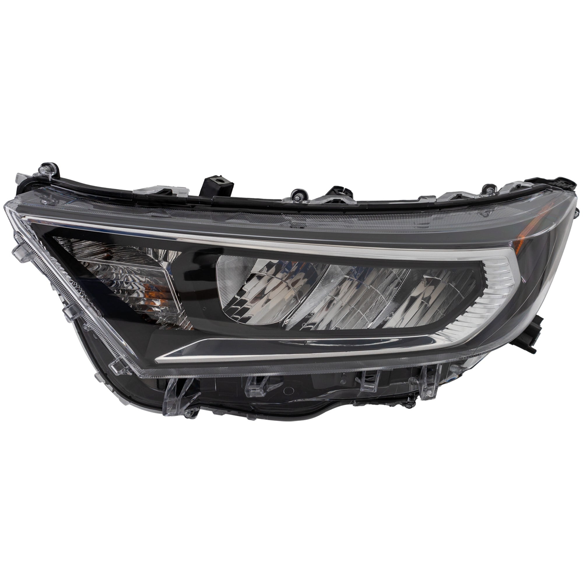 For 2019-2022 Toyota RAV4 Headlight Assembly Chrome w/ LED Left Driver ...