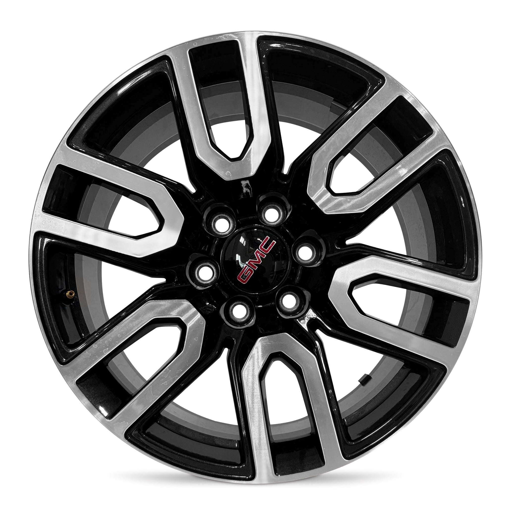 For 2019-2025 GMC Sierra 1500 20 Inch Machined Black Alloy- Genuine OEM ...