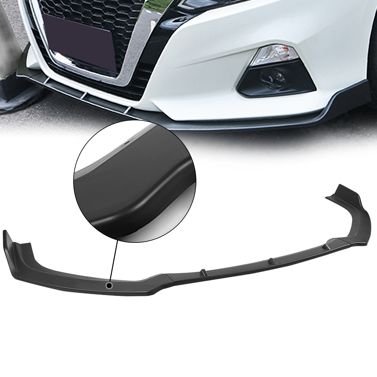 For 2019 to 2022 Altima Sedan 3Pcs Matte Black CS-Style Car Front ...