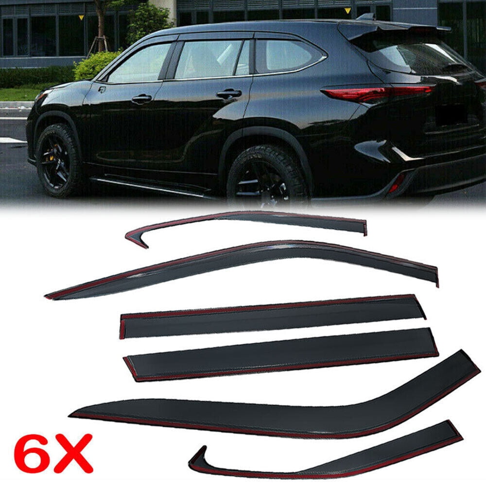 For 2020-2022 Toyota Highlander Smoke Window Visor Vent Shades Sun Rain ...