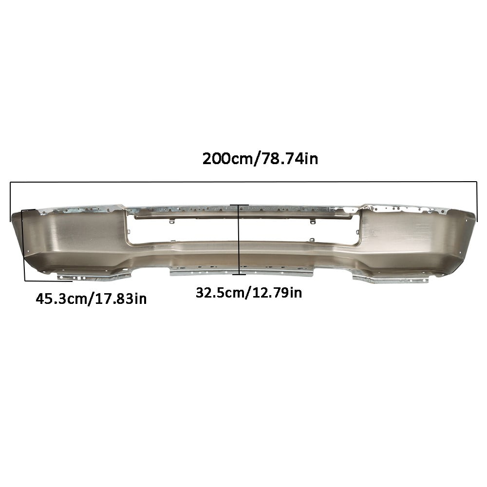 For 2020-22 Ford F250 F350 Super Duty W/o Fog Lamps Holes Front Bumper ...