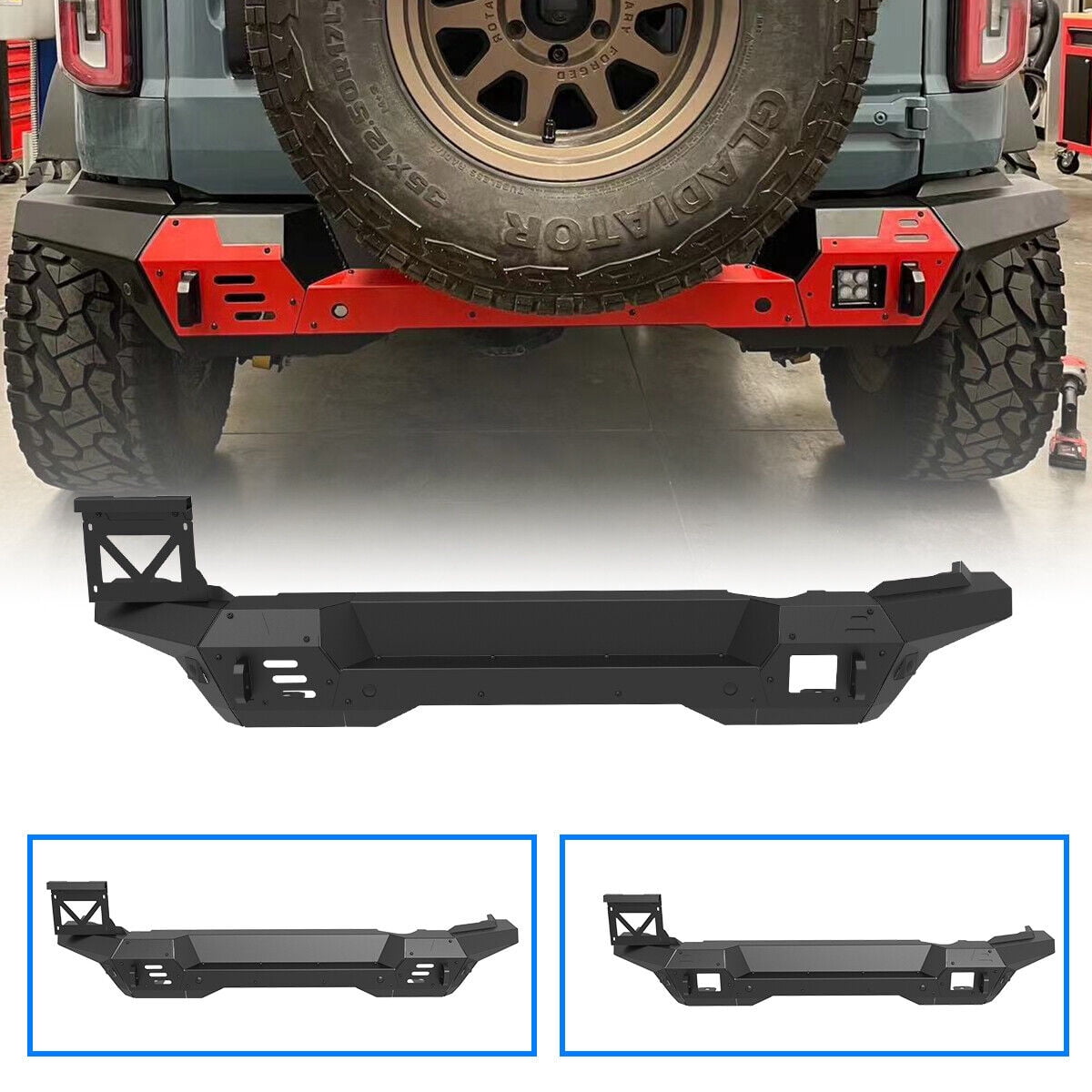 For 2021 2022 2023 2024 2025 2026 Ford Bronco Rear Bumper Assembly w ...