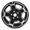 For 2021-2024 Jeep Gladiator‎ 17 Inch Machined Black Alloy - Genuine ...
