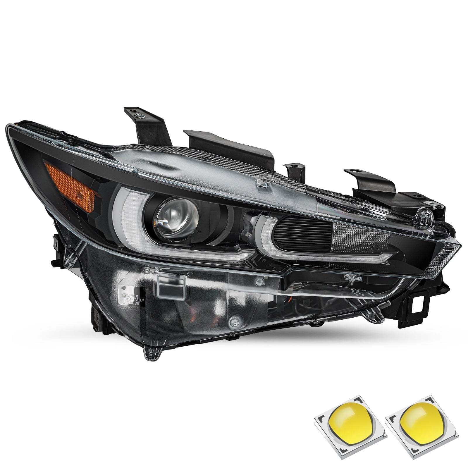 For 2022-2024 Mazda CX-5 FULL LED W/AFS Black Right Passenger Side ...