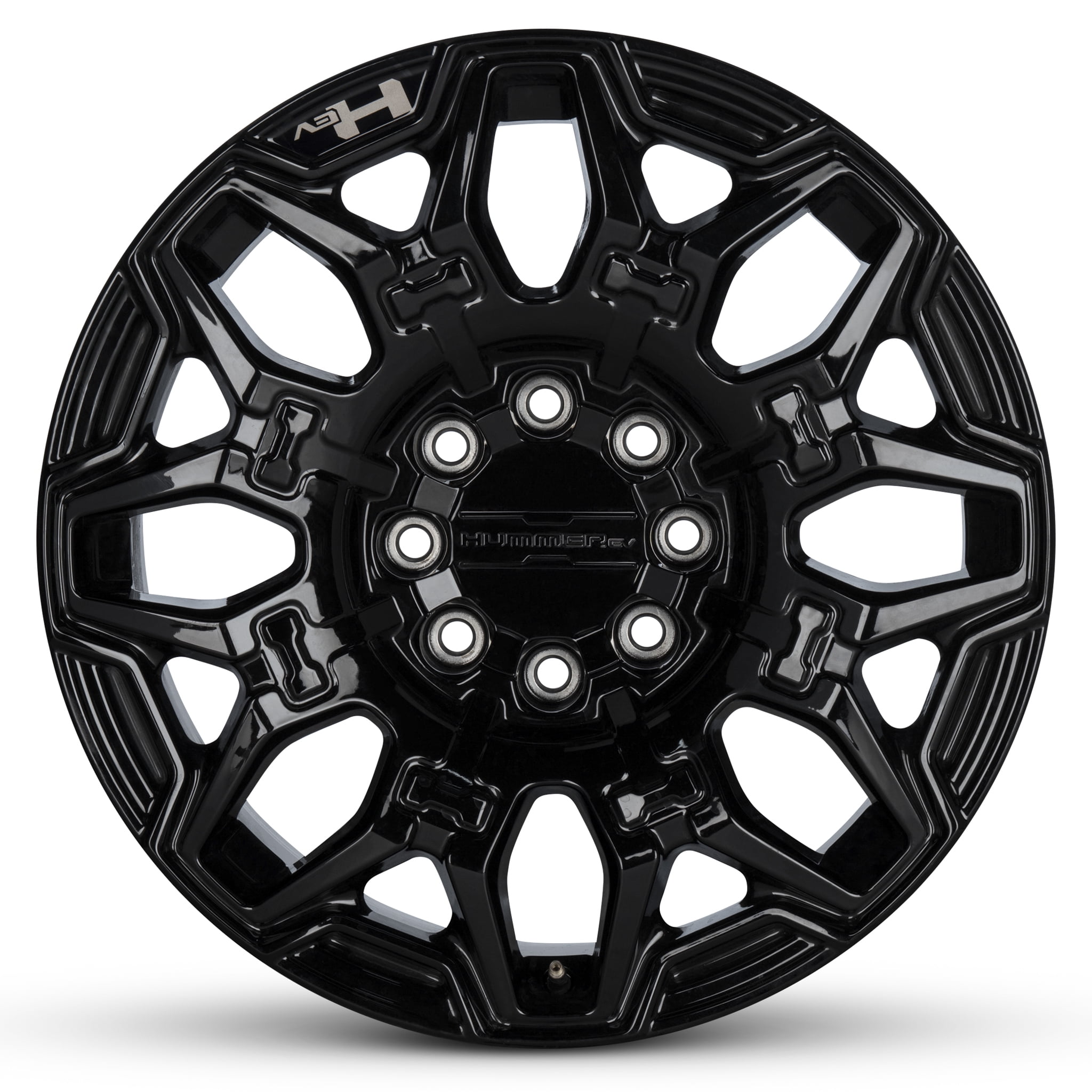 For 2023-2025 GMC Hummer EV 22 Inch Painted Black with Red Stripes ...