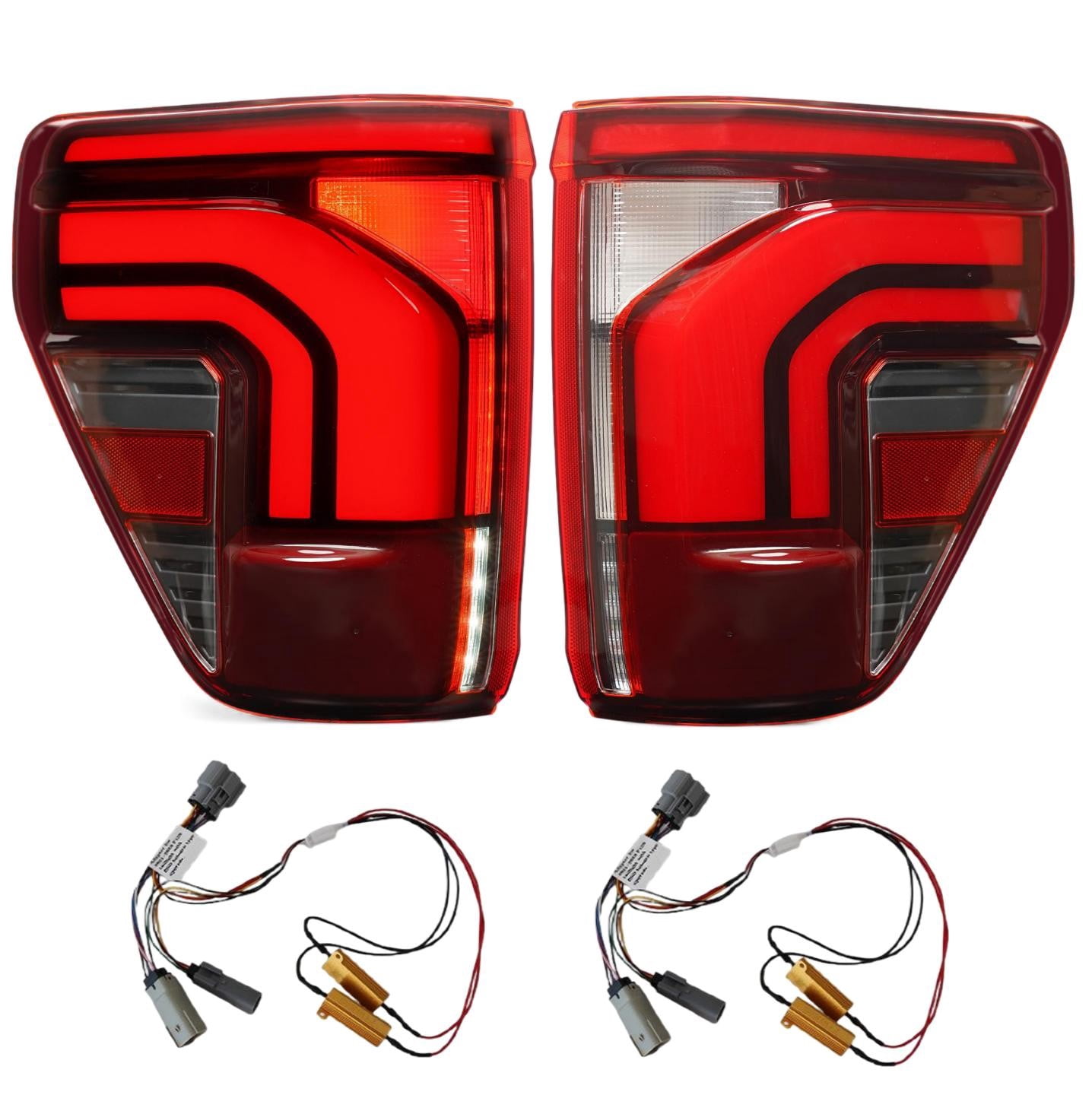 For 2024 2025 2026 Ford F-150 Halogen Upgrade Full LED Tail Light W ...