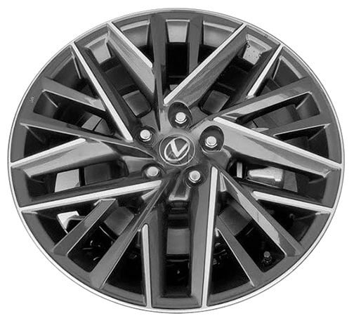 For 2024-2025 Lexus TX350 20 Inch Machined Face with Charcoal Inlay ...