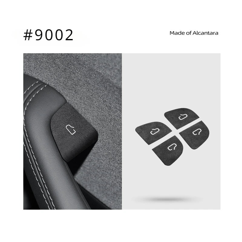 For 2024 Tesla New Model 3 Highland Door Switch Patch Alcantara Suede ...